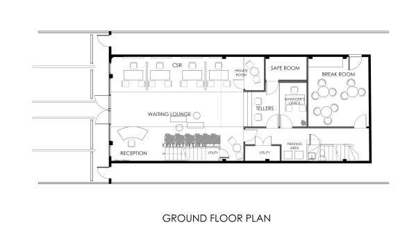 Commercial & Offices - Office Interiors تم التصميم بواسطةTarek - Layout ...