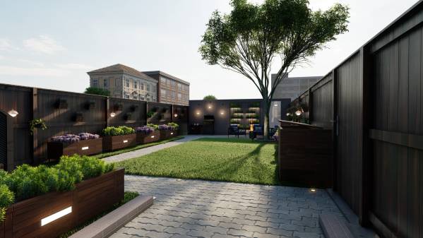 Design project for Rowhouse Back Yard Landscaping in United States ...