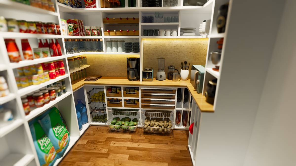 Design project for Walk-In Pantry Design in United States | Arcbazar