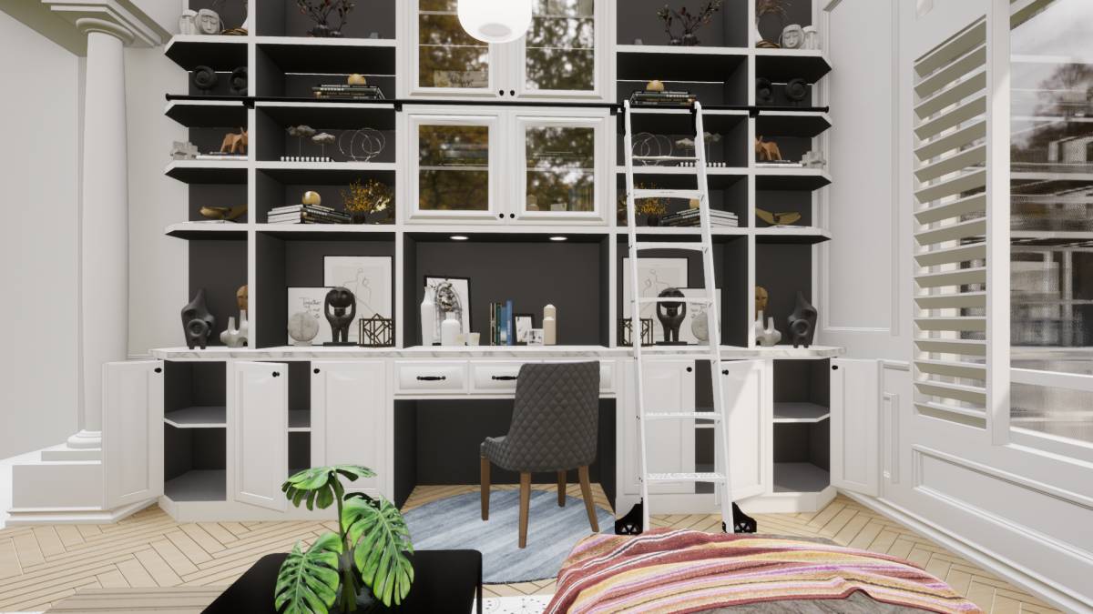 Design project for Library room and Mudroom in United States | Arcbazar