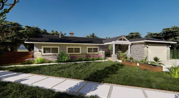 Design project for Front House Curb Appeal in United States | Arcbazar