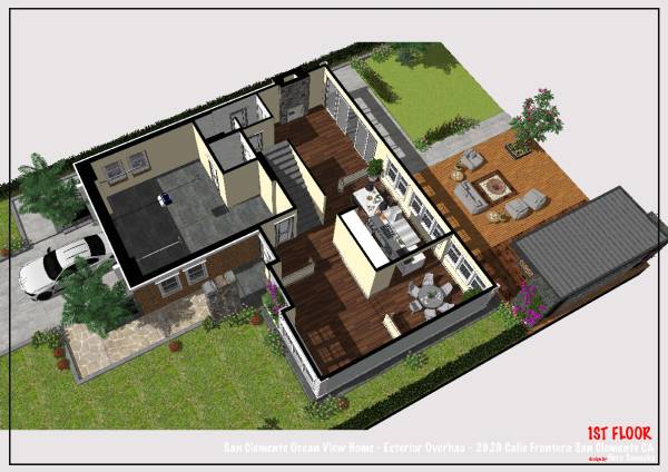 Design project for San Clemente Ocean View Home - Exterior Overhaul in ...