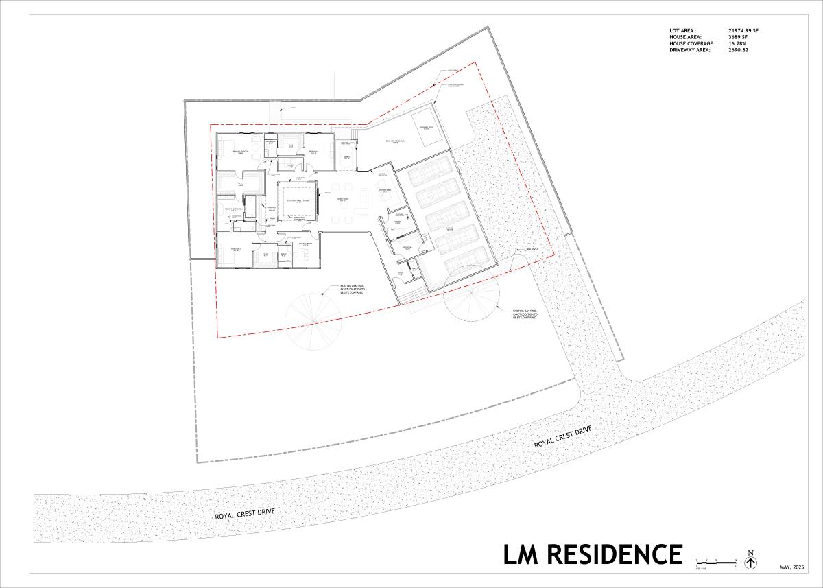 Design project for LM Residence Floor Plan in United States | Arcbazar