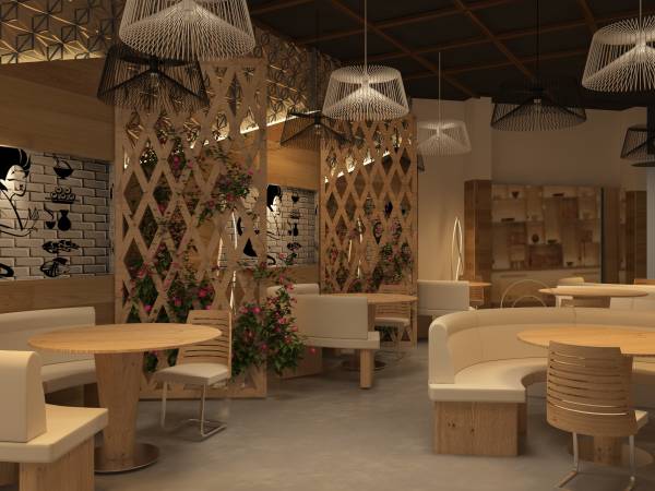Design project for Interior design of restaurant zone in United States ...