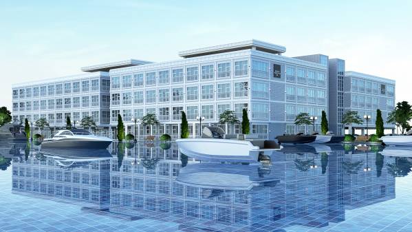 Design project for Luxury Multi-Use Buildings / Site Master Plan v2 in ...
