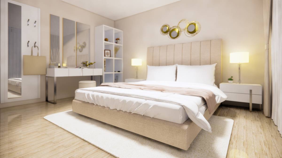 Design project for Furniture and decoration of the bedroom in Romania ...