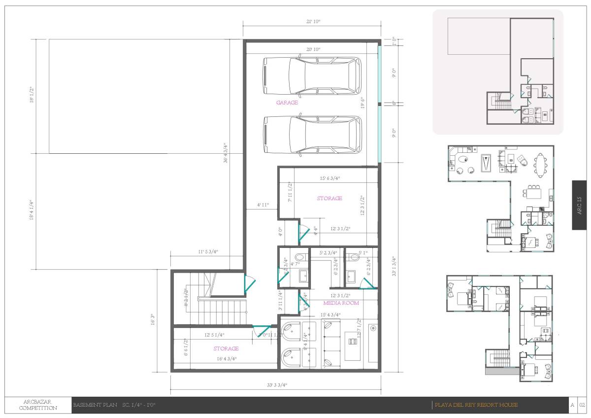 Design project for Playa del Rey Resort House in United States | Arcbazar