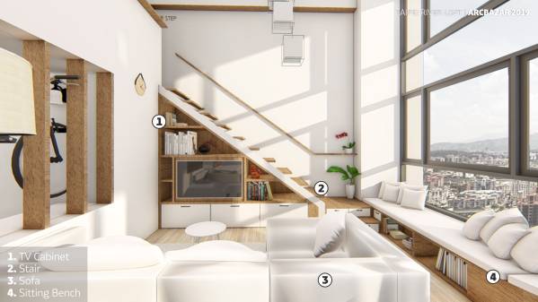 Design project for Taipei River Loft in Taiwan | Arcbazar