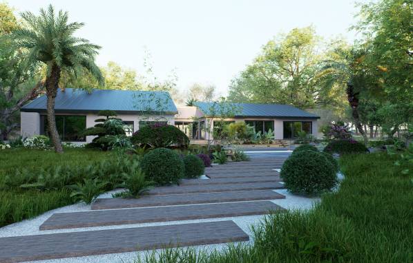 Design project for Minimal high impact modern landscape in United ...