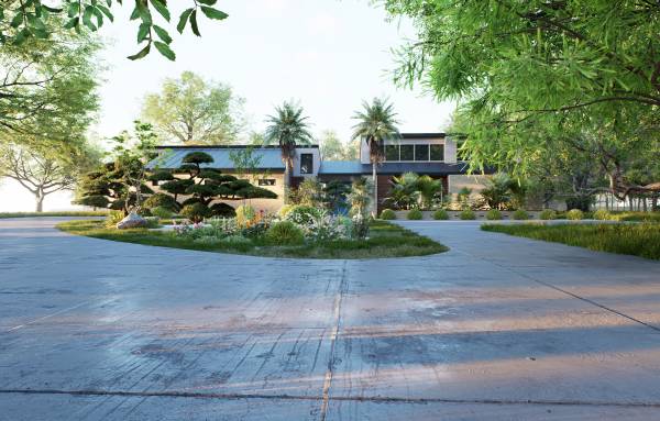 Design project for Minimal high impact modern landscape in United ...