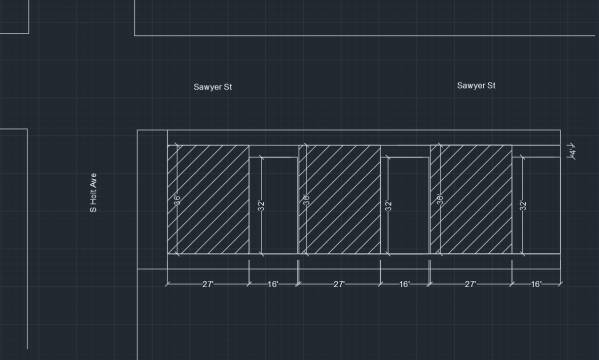 Design project for Small Lot Sub Div floor plans of 3 Lots with 3 ADU ...