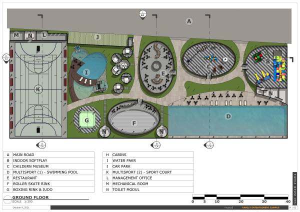 Design project for Family Entertainment Campus + Lodges/Cabins in ...
