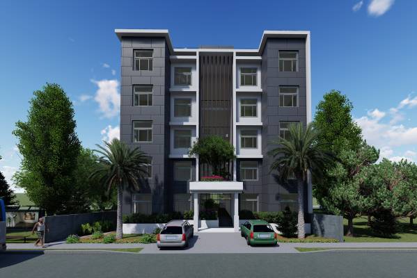 Design project for 8th Street apartment building in United States ...