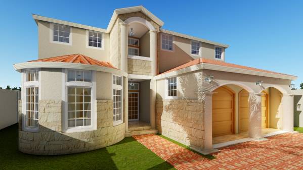 Single Family Homes Designed by Sketsa Griya - Mediterranean Style Home ...