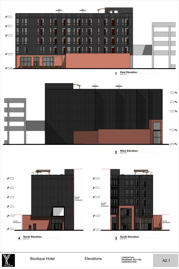 Design project for Boutique Hotel in United States | Arcbazar