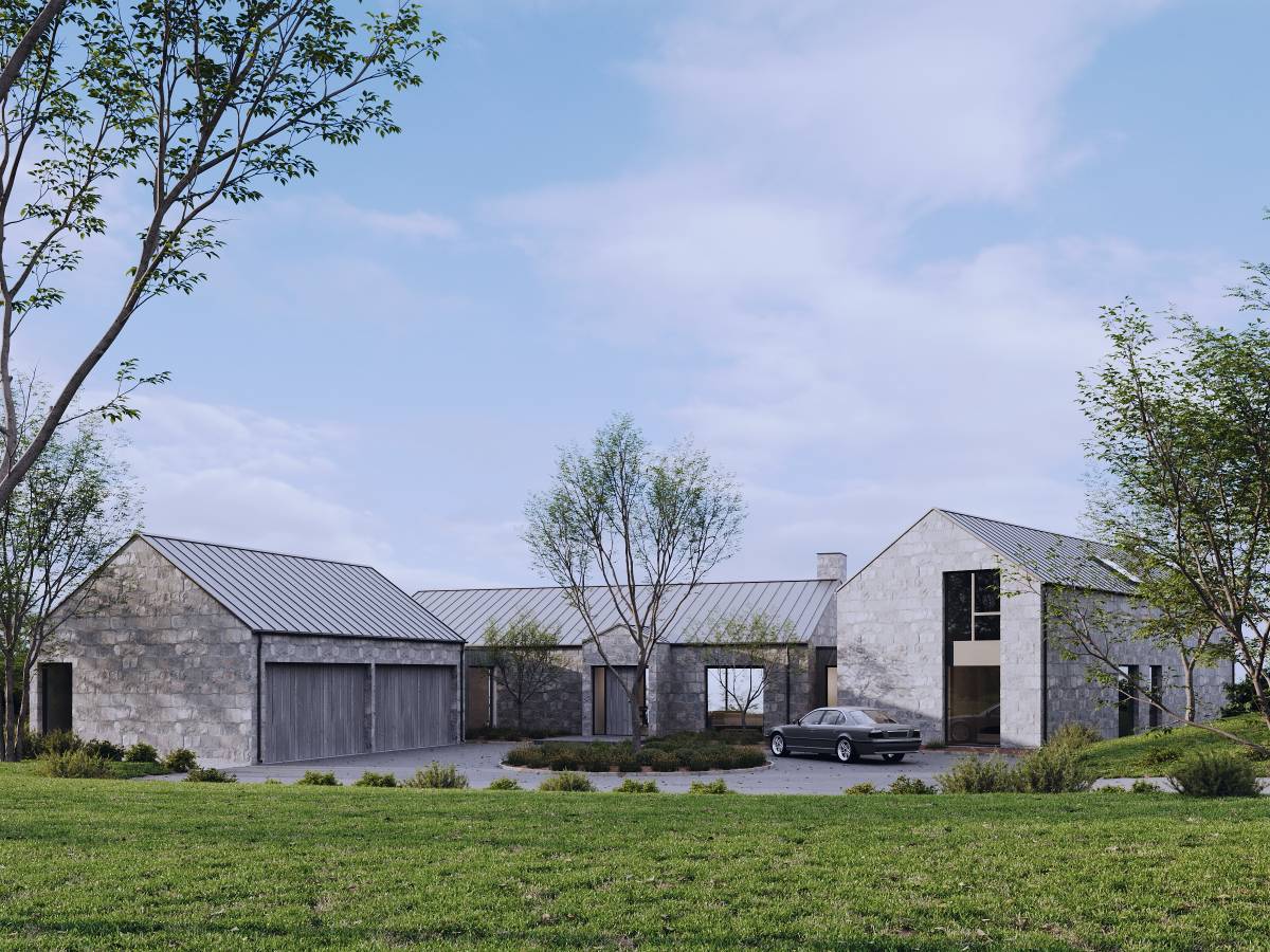 Design project for Luxury Lake Front Home - Contemporary with Cottage ...