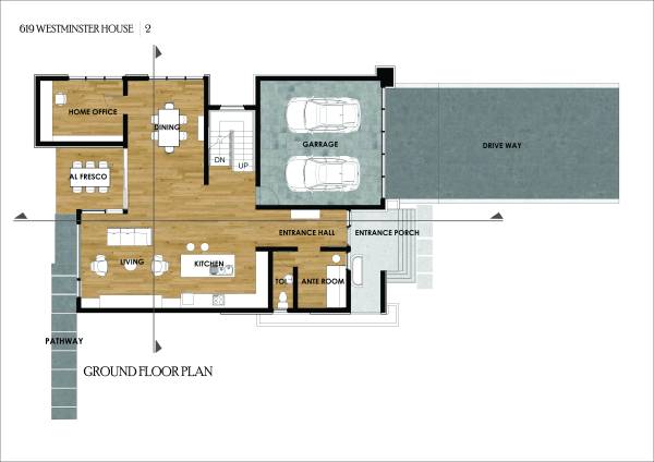 Design project for Modern Contemporary Corner Lot Design on a 50 ...