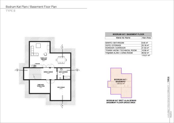 Design project for Design 4 housing types for gated community in Turkey ...