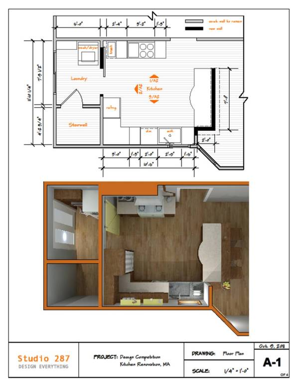 Design project for Kitchen Remodeling Project in United States | Arcbazar