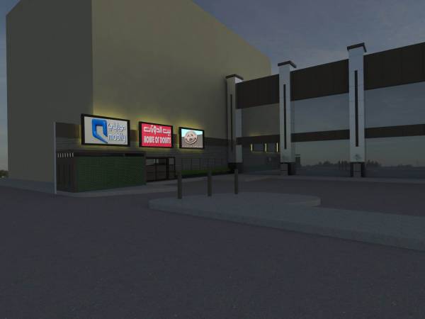 Design project for Strip mall boundary wall renovation in Saudi Arabia ...