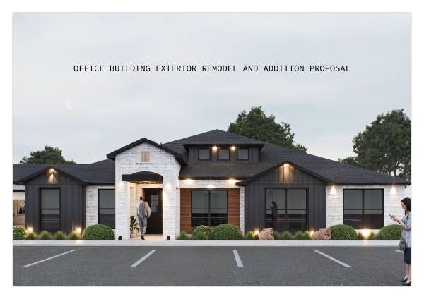 Design project for Office Building Exterior Remodel and Addition in ...