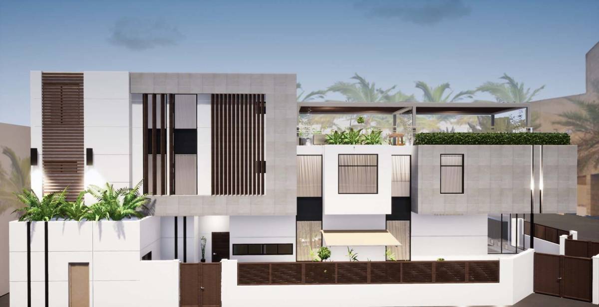 Design project for Exterior and Interior Design of a Small Villa in ...