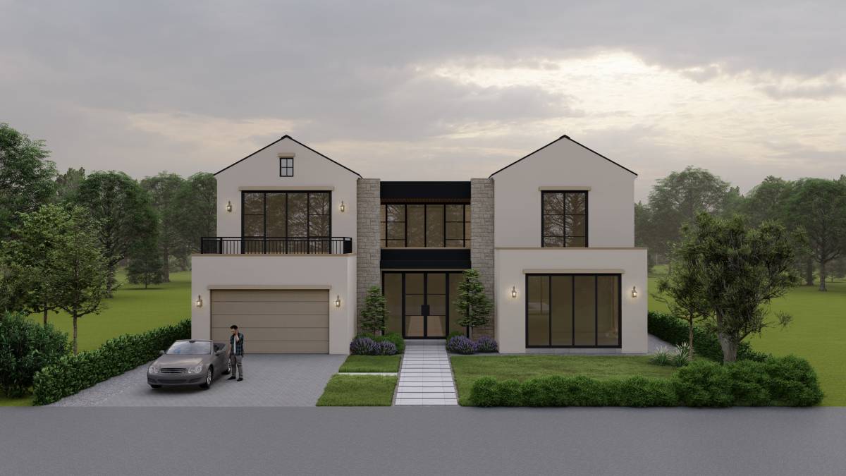 Design project for New home floor plan and elevations in United States ...