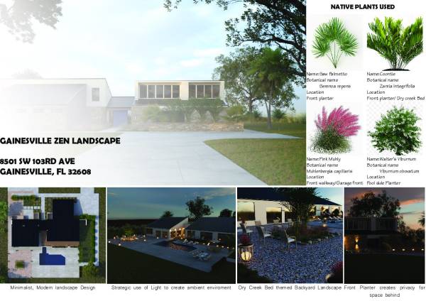 Design project for Minimal high impact modern landscape in United ...