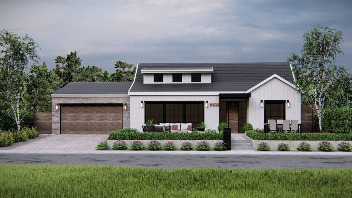 Design project for Modernize Front Exterior of Laguna Beach Ranch-Style ...