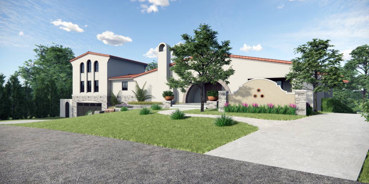 Design project for Spanish colonial home in California remodeling ...