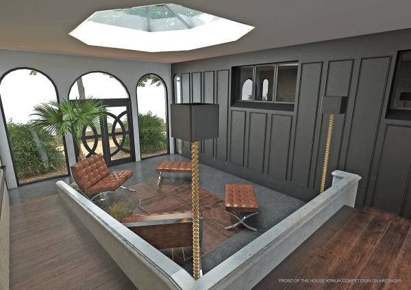 Design project for Design of an Enclosed Atrium that Serves as a Foyer ...