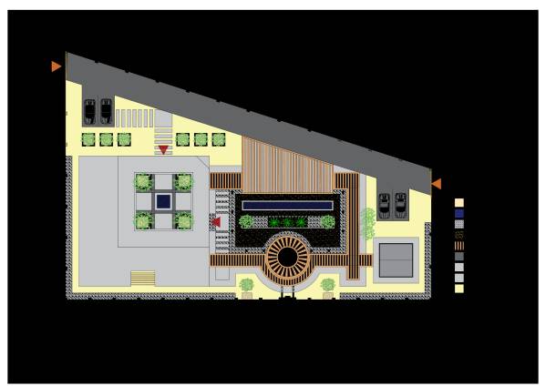 Design project for Small courtyard house plan in Saudi Arabia | Arcbazar