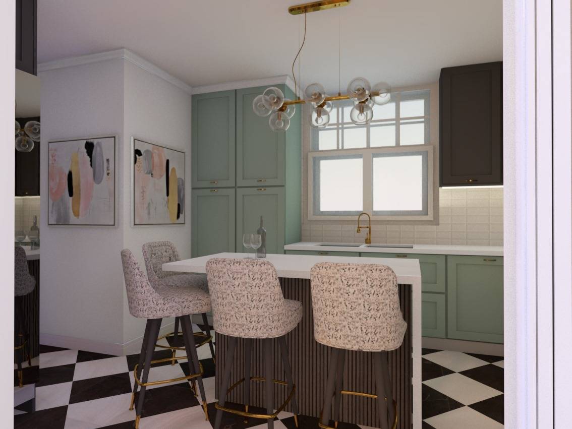 Design project for 1973 Kitchen Renovation in United States | Arcbazar