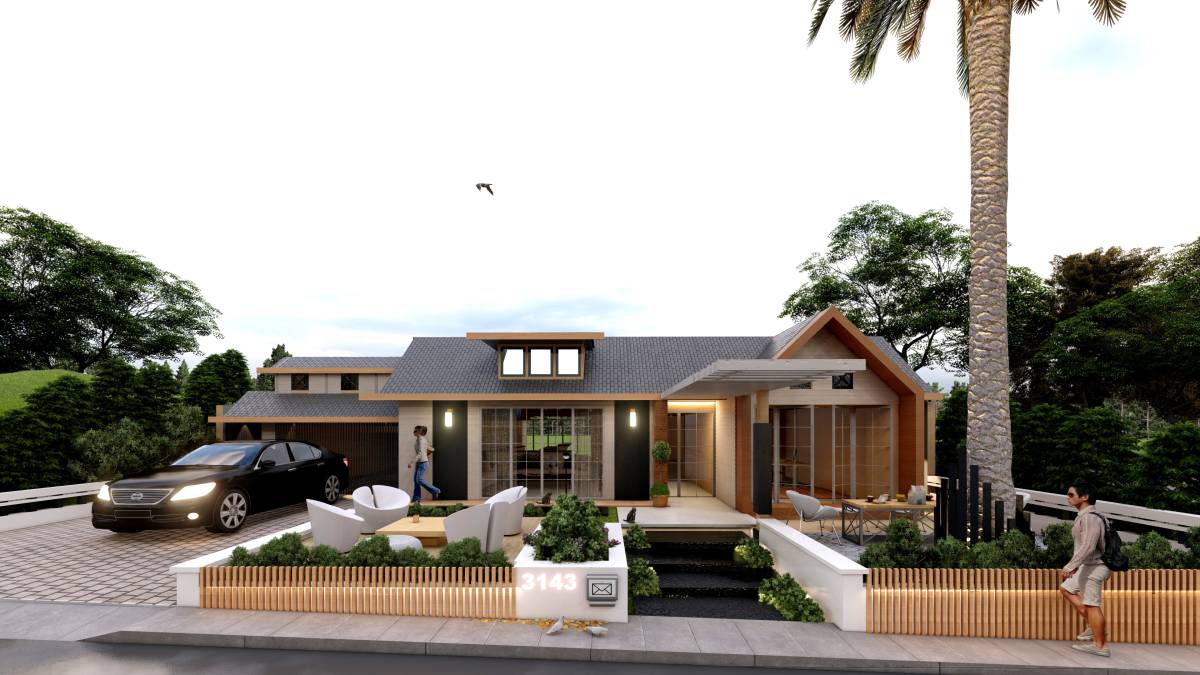 Design project for Modernize Front Exterior of Laguna Beach Ranch-Style ...
