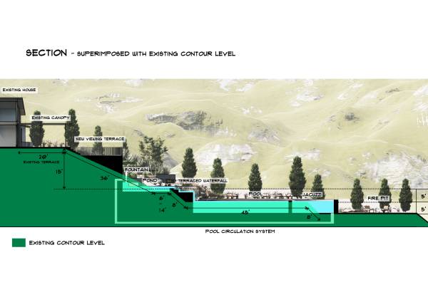 Design project for Dramatic Sloped Landscape/Hardscape/Pool in United ...
