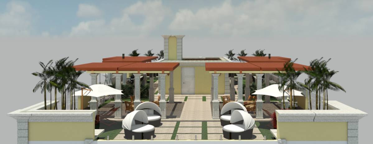Design project for Urban Rooftop Terrace in Historic Neighborhood in ...