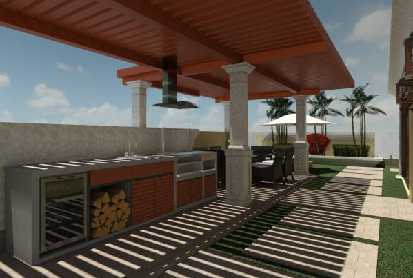 Design project for Urban Rooftop Terrace in Historic Neighborhood in ...