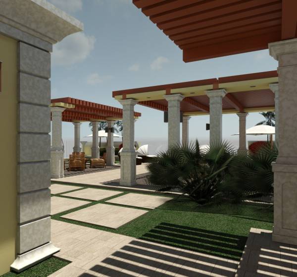 Design project for Urban Rooftop Terrace in Historic Neighborhood in ...