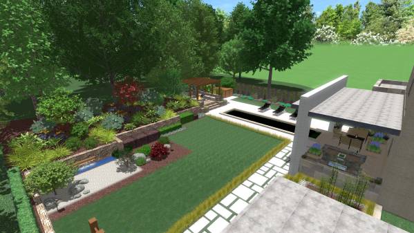 Design project for Backyard/Frontyard Design with Pool in Canada | Arcbazar