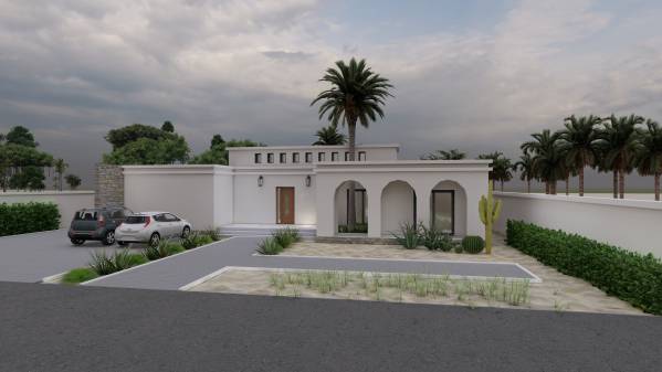 Design project for Small courtyard house plan in Saudi Arabia | Arcbazar