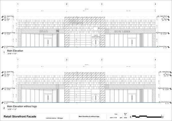 Design project for Retail Storefront Facade in United States | Arcbazar