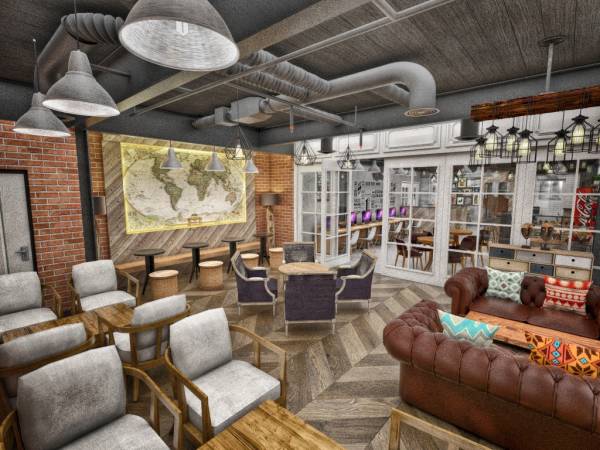 Design project for Internet Cafe Interior Design in Papua New Guinea ...