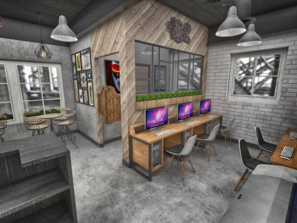 Design project for Internet Cafe Interior Design in Papua New Guinea ...
