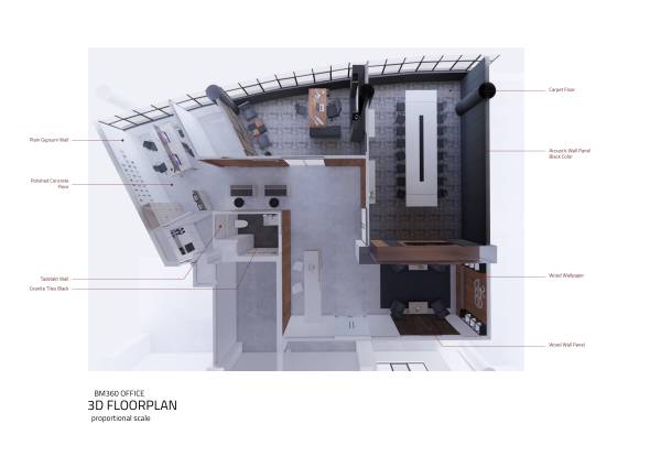 Design project for BM 360 Office Layout and Design in Kenya | Arcbazar