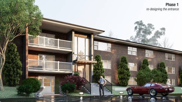 Design project for Modernize 1970's Garden Style Apartments in United ...