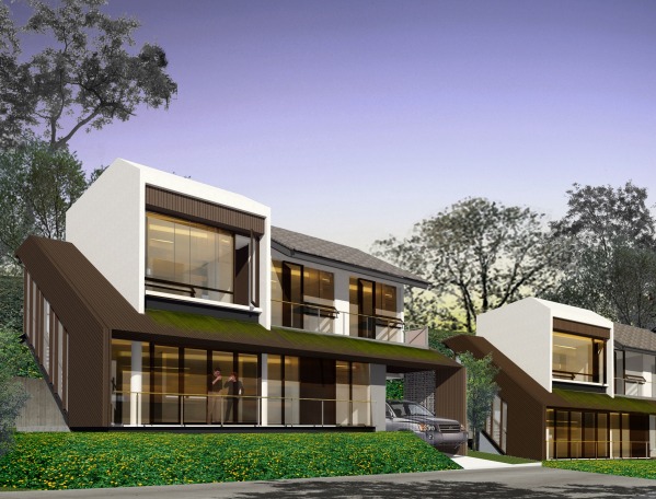 New Residential Multiple Family Homes Designed by BMAB - Forest House ...