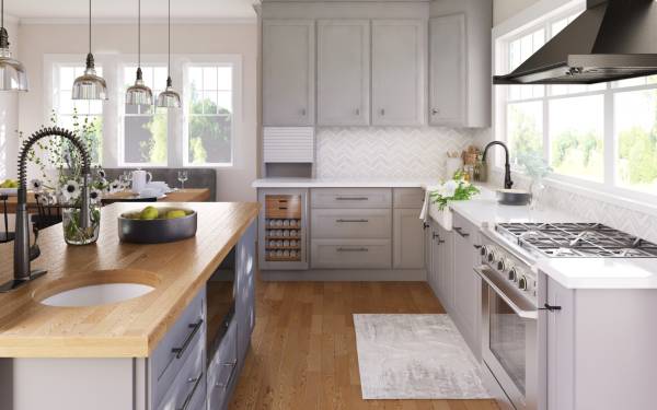 Design project for Open concept first floor and kitchen for 1905 ...