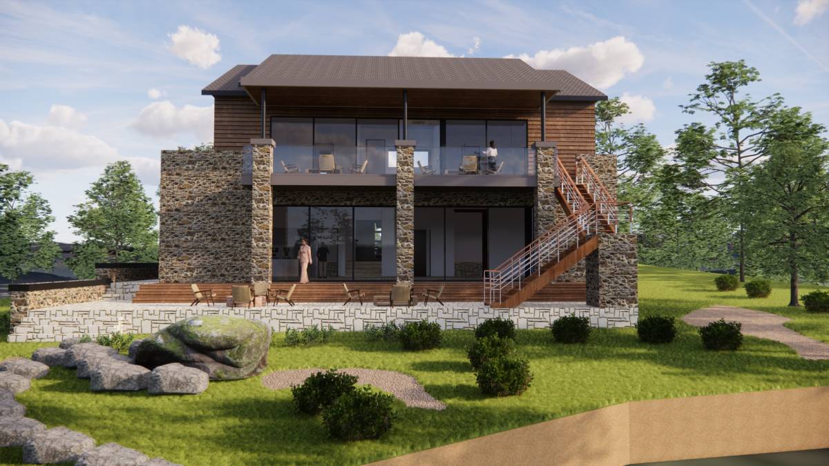 Design project for Modern Mountain Home in Upscale Resort in United ...