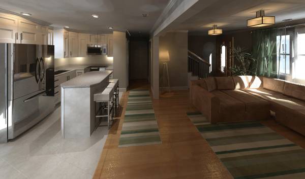 Design project for 1st Floor Cape Cod Open Concept in United States ...