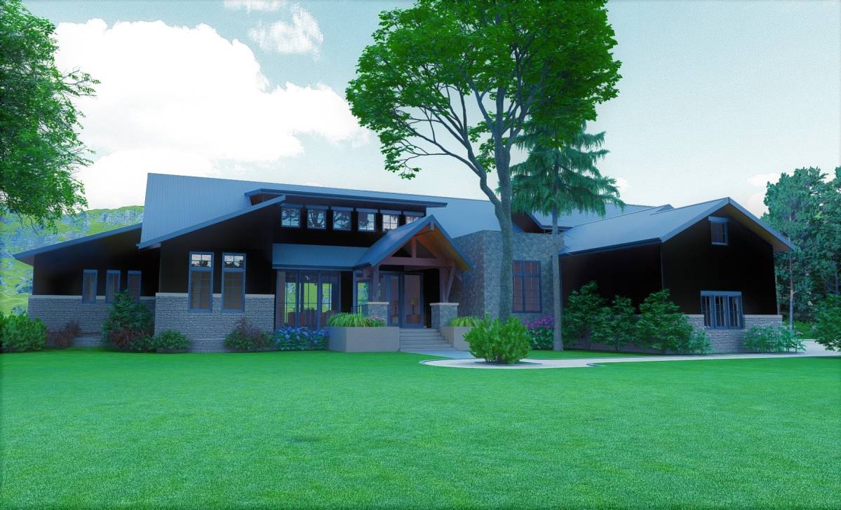 Design project for Luxury Lake Front Home - Contemporary with Cottage ...